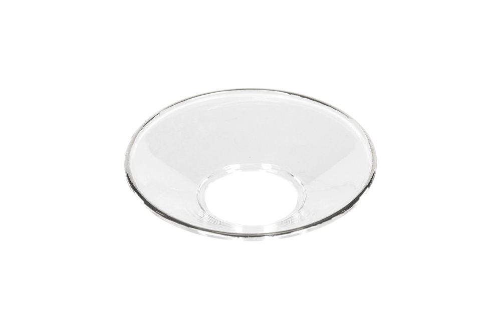 Lysmansjett glass m/sølvkant Ø 6,5 cm - Kjell Nordhagen AS
